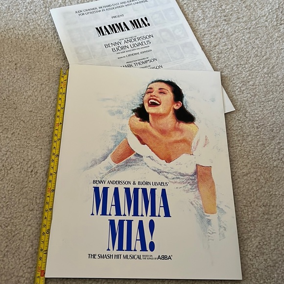Other | Broadway Program Mamma Mia 203 Tour | Poshmark